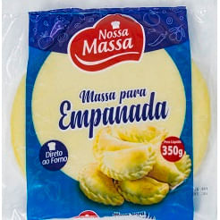Massa Para Empanada NOSSA MASSA Fresca Resfriada 350g