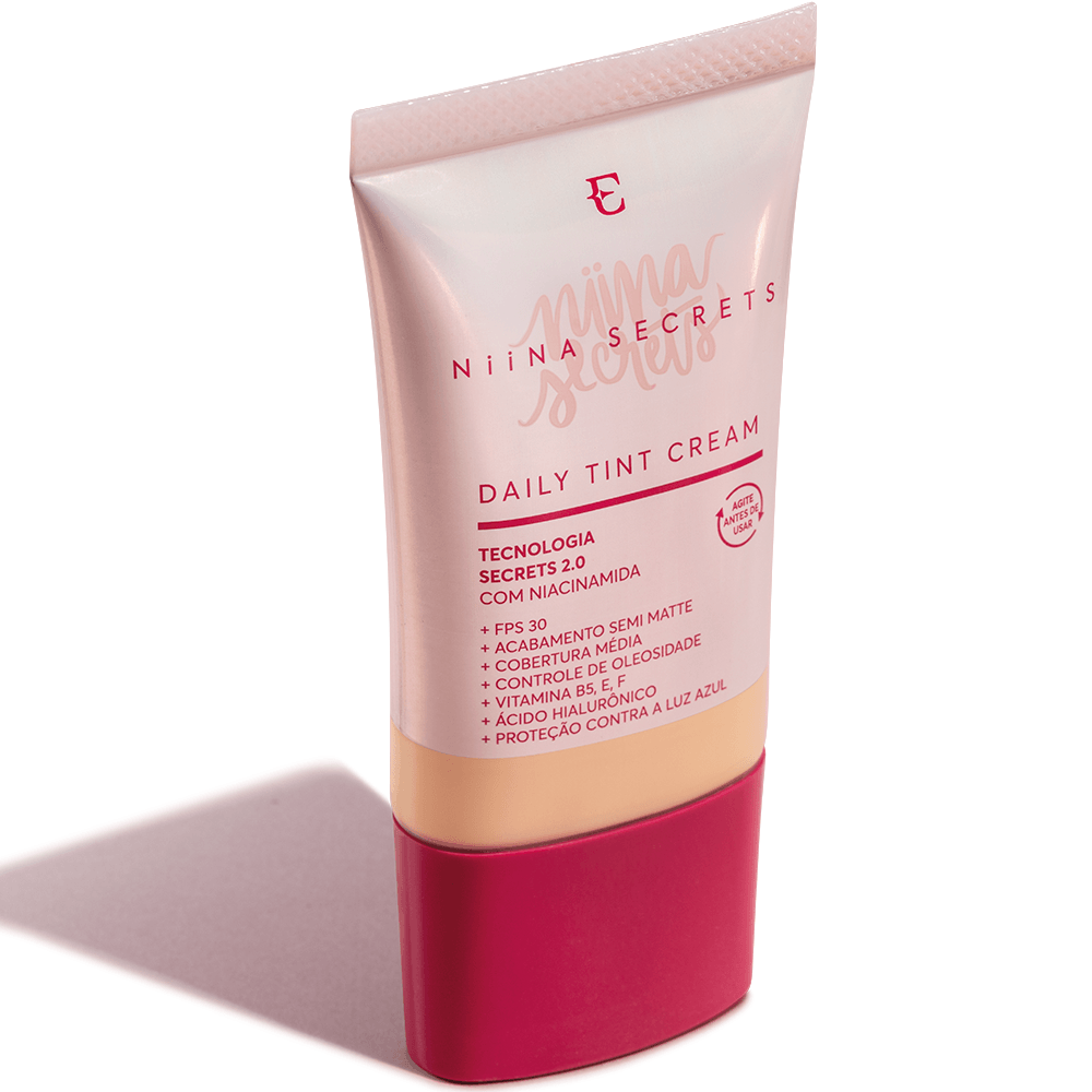 Base Líquido NINNA SECRETS Daily Tint Cream 03 25ml - Angeloni Supermercado