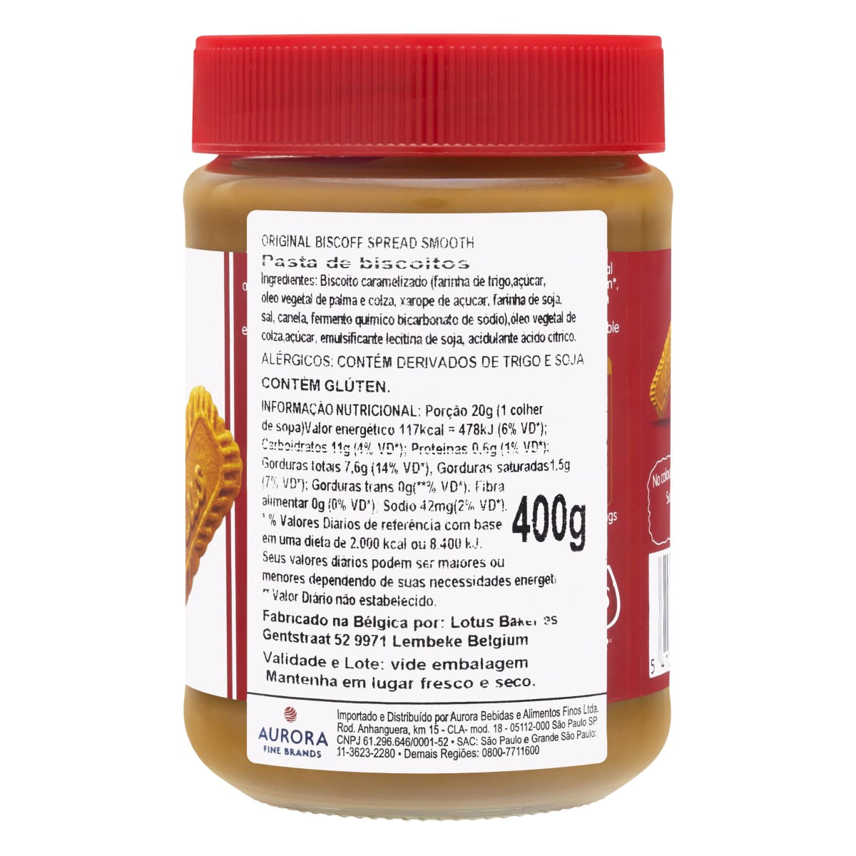 Pasta Bel Biscoof Spread LOTUS 400g - Angeloni Supermercado