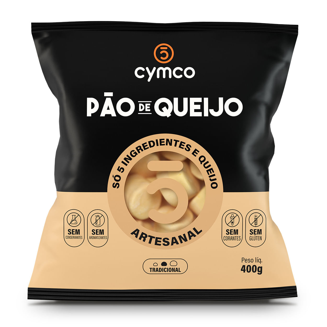 Pão de Queijo CYMCO Artesanal Sem Glúten 400g - Angeloni Supermercado