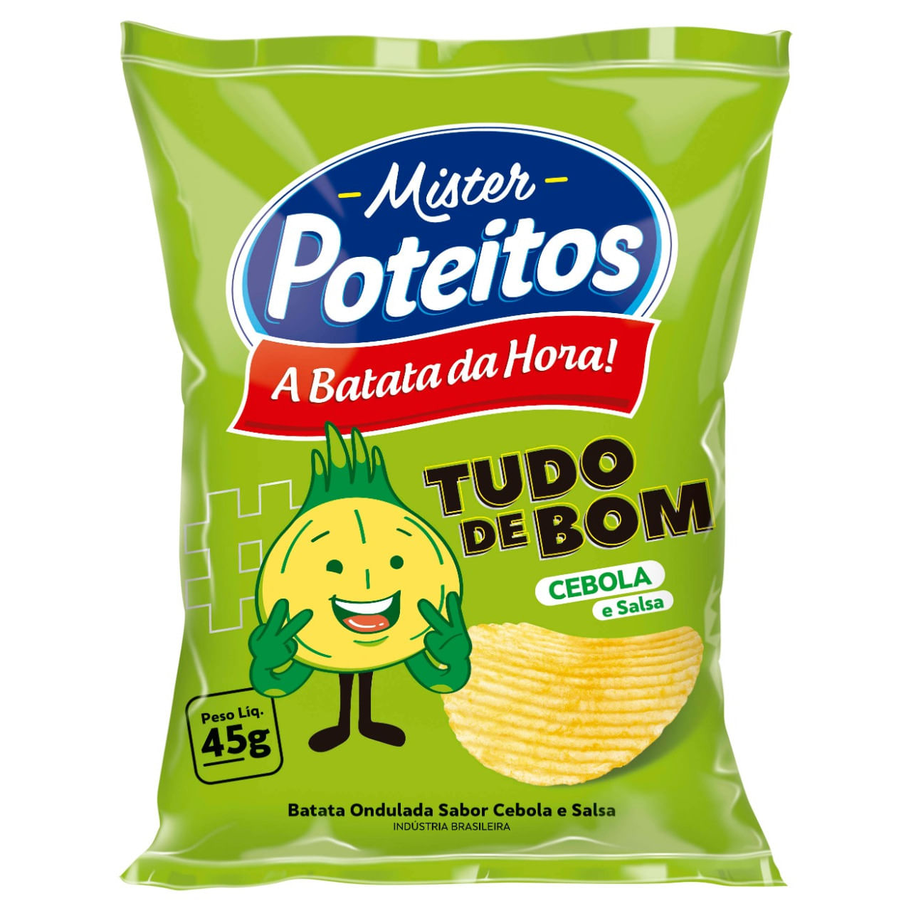 Batata MISTER POTEITOS Tudo de Bom Cebola e Salsa 45g