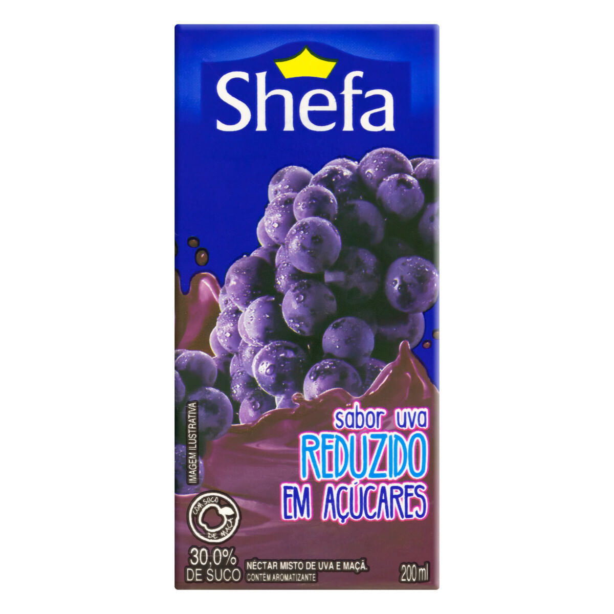 SHEFA Uva 200ml | Suco Delicioso e Refrescante - Angeloni Supermercado