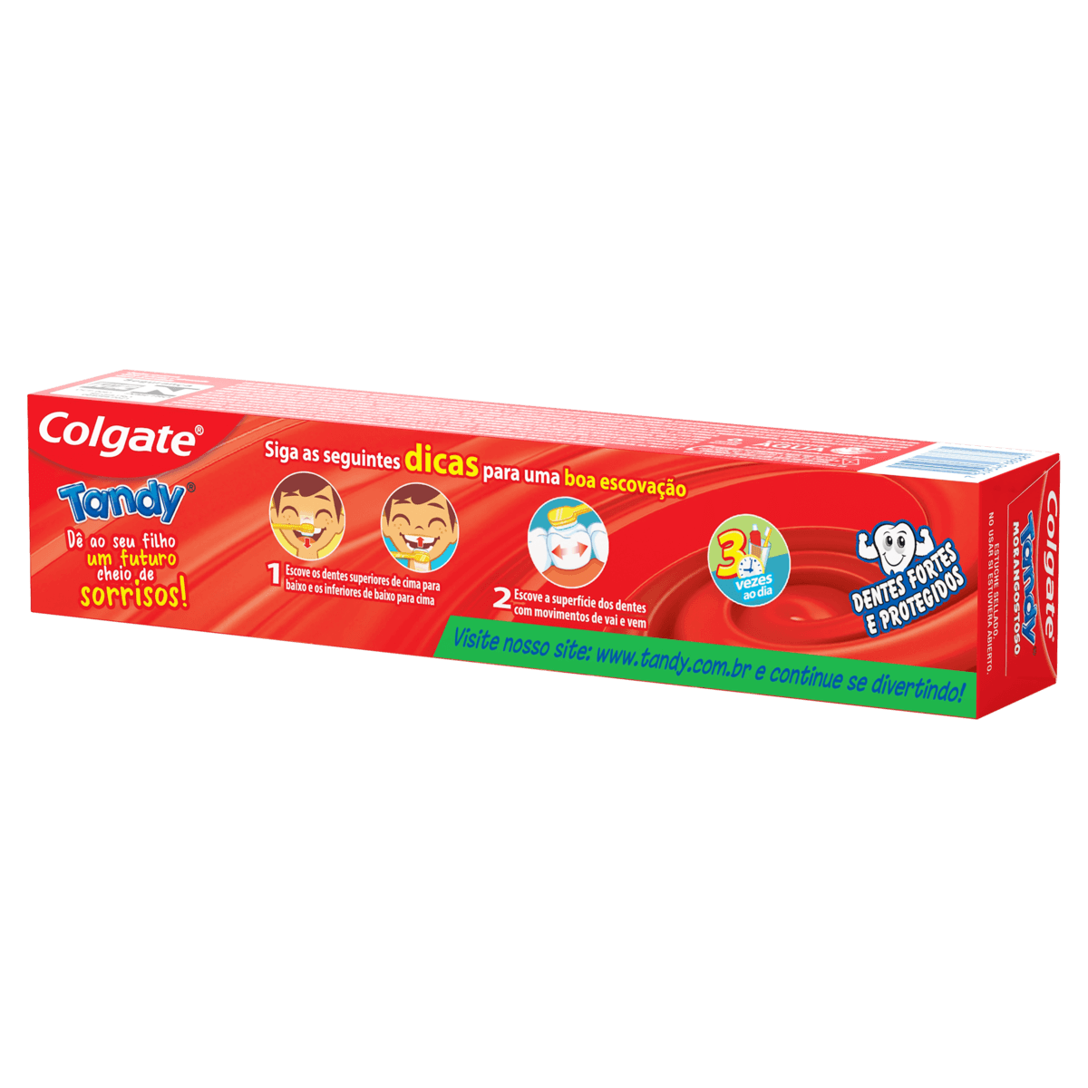 Gel Dental TANDY Morangostoso 90g | Compre Online - Angeloni Supermercado