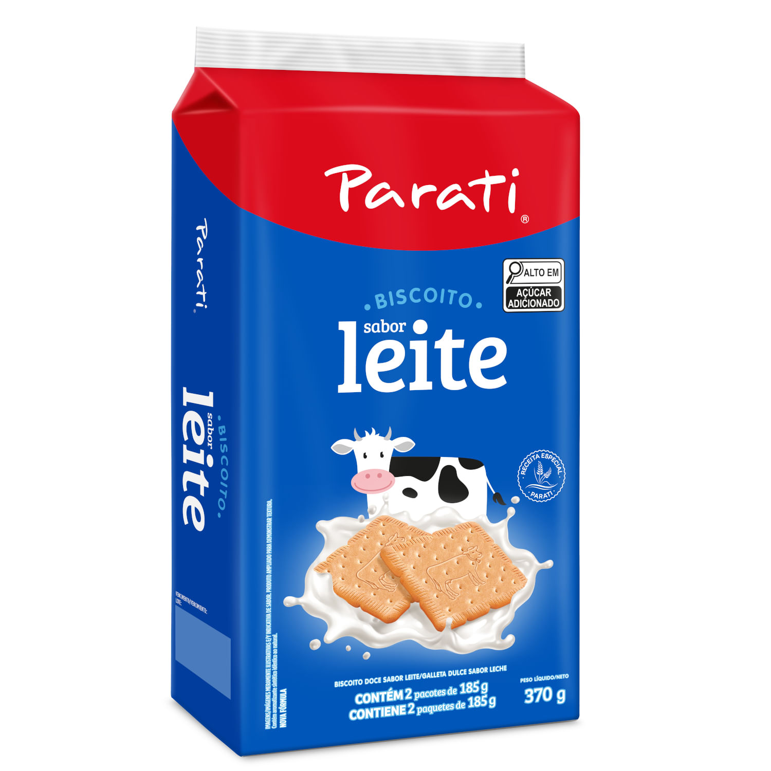 Biscoito Parati Leite 370g Delicioso e Crocante - Angeloni Supermercado