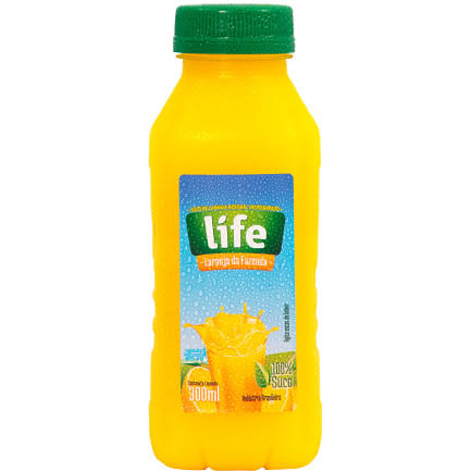 Suco LIFE Laranja Refrigerado 300ml - Angeloni Supermercado