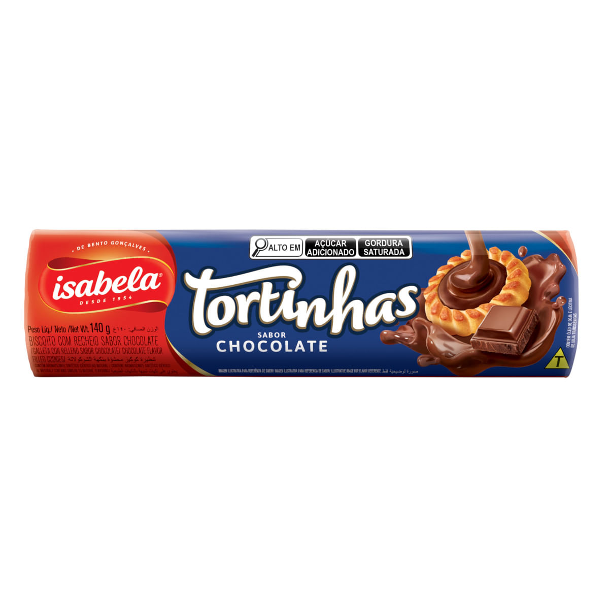 Biscoito Isabela Tortinhas Chocolate - 140g