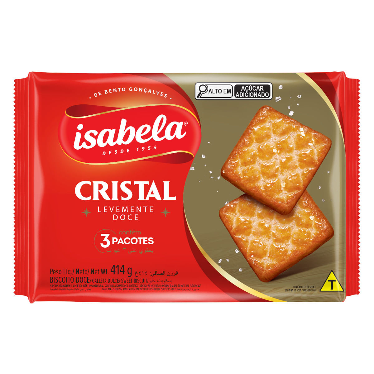 Biscoito ISABELA Cristal 414g - Angeloni Supermercado
