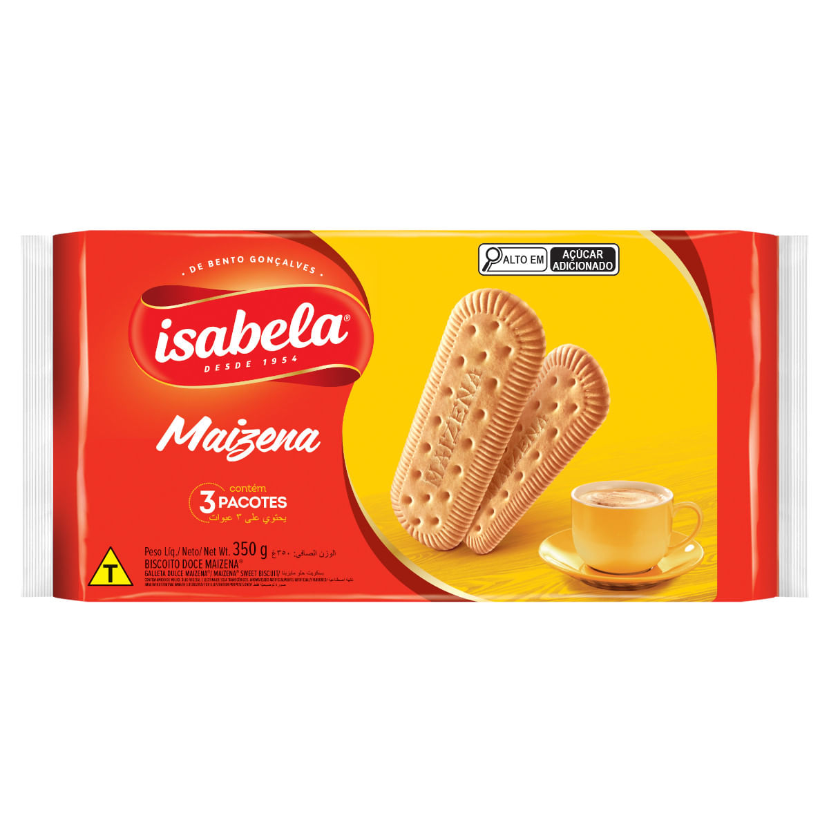 Biscoito Isabela Maizena Tradicional 350g - Angeloni Supermercado