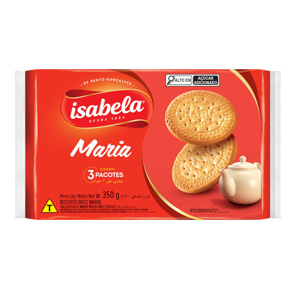 Biscoito Isabela Maria - Embalagem de 350g
