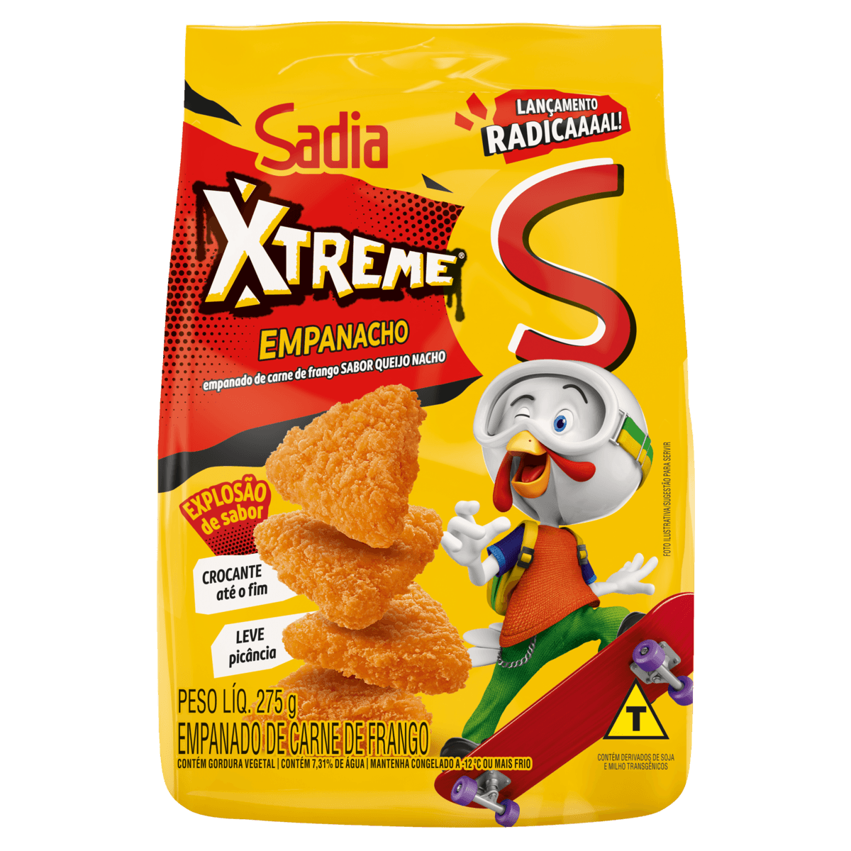 Empanado SADIA Xtreme Frango e Queijo Nacho Congelado 275g - Angeloni ...