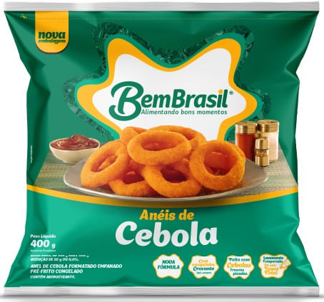 Anéis de Cebola BEM BRASIL Congelado 400g - Angeloni Supermercado