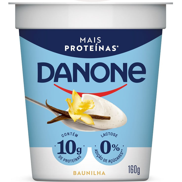 Iogurte DANONE Baunilha Zero Lactose 160g