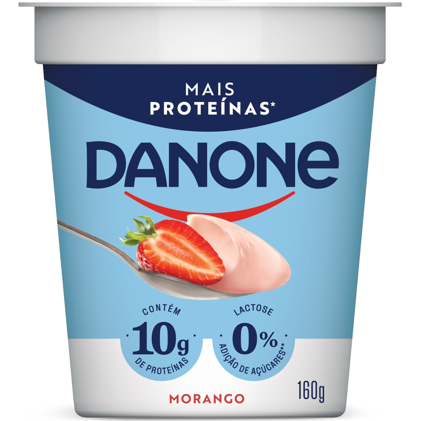 Iogurte Danone Proteína Morango 160g - Angeloni Supermercado