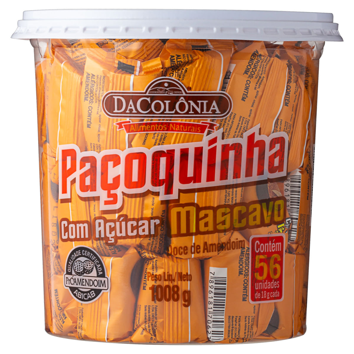 Paçoca Rolha Da Colônia 1008g - - Angeloni Supermercado