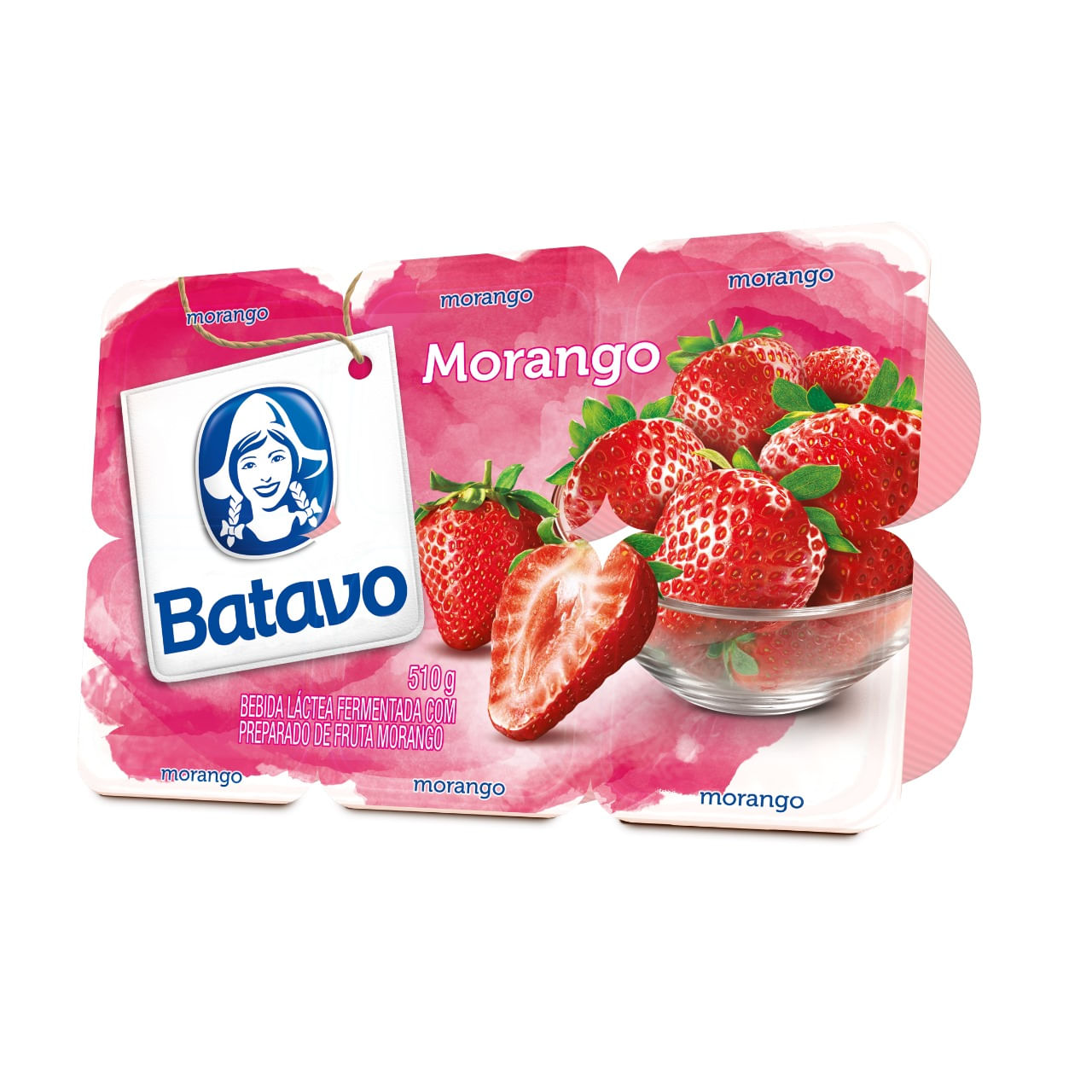 Bebida Lactea BATAVO Morango 510g - Angeloni Supermercado