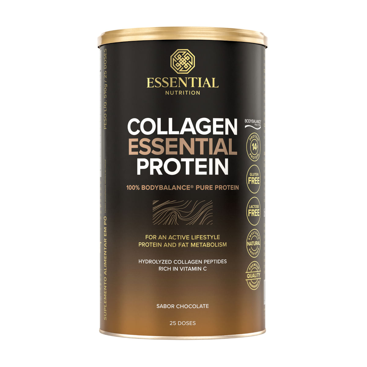 Collagen ESSENTIAL Protein Chocolate 510g - Angeloni Supermercado