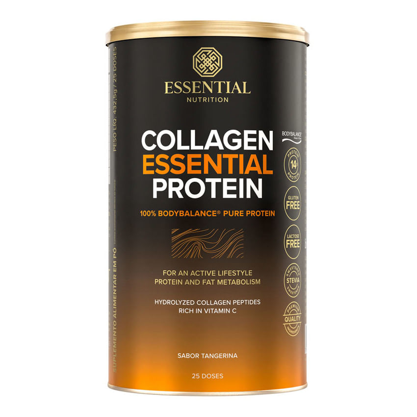 Collagen ESSENTIAL Protein Tangerina 432g