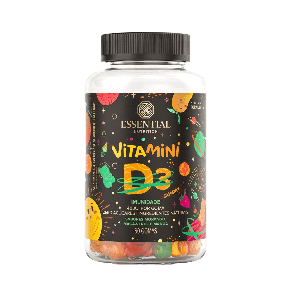 Suplemento ESSENTIAL Vitamini D3 com 60 Unidades 180g - Angeloni ...