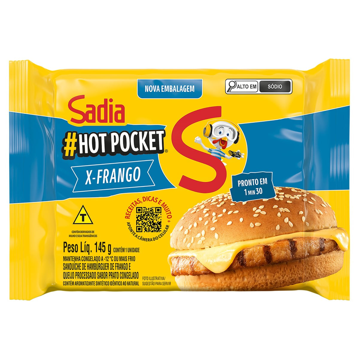 Hot Pocket Sadia X-frango 145g - Angeloni Supermercado