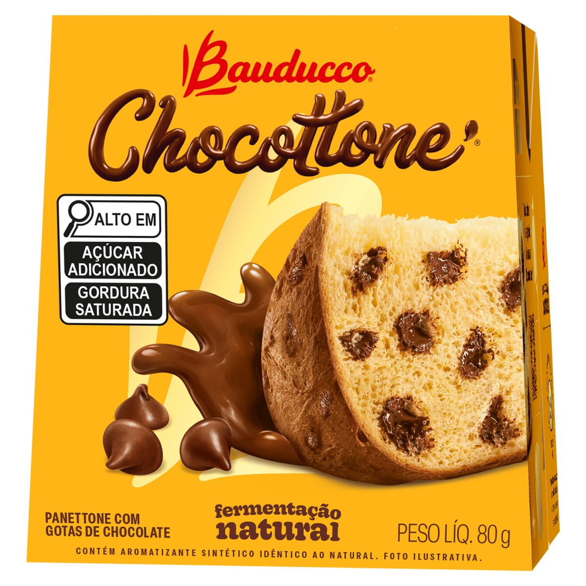 Chocottone Bauducco Mini 80g Delicioso Prático - Angeloni Supermercado