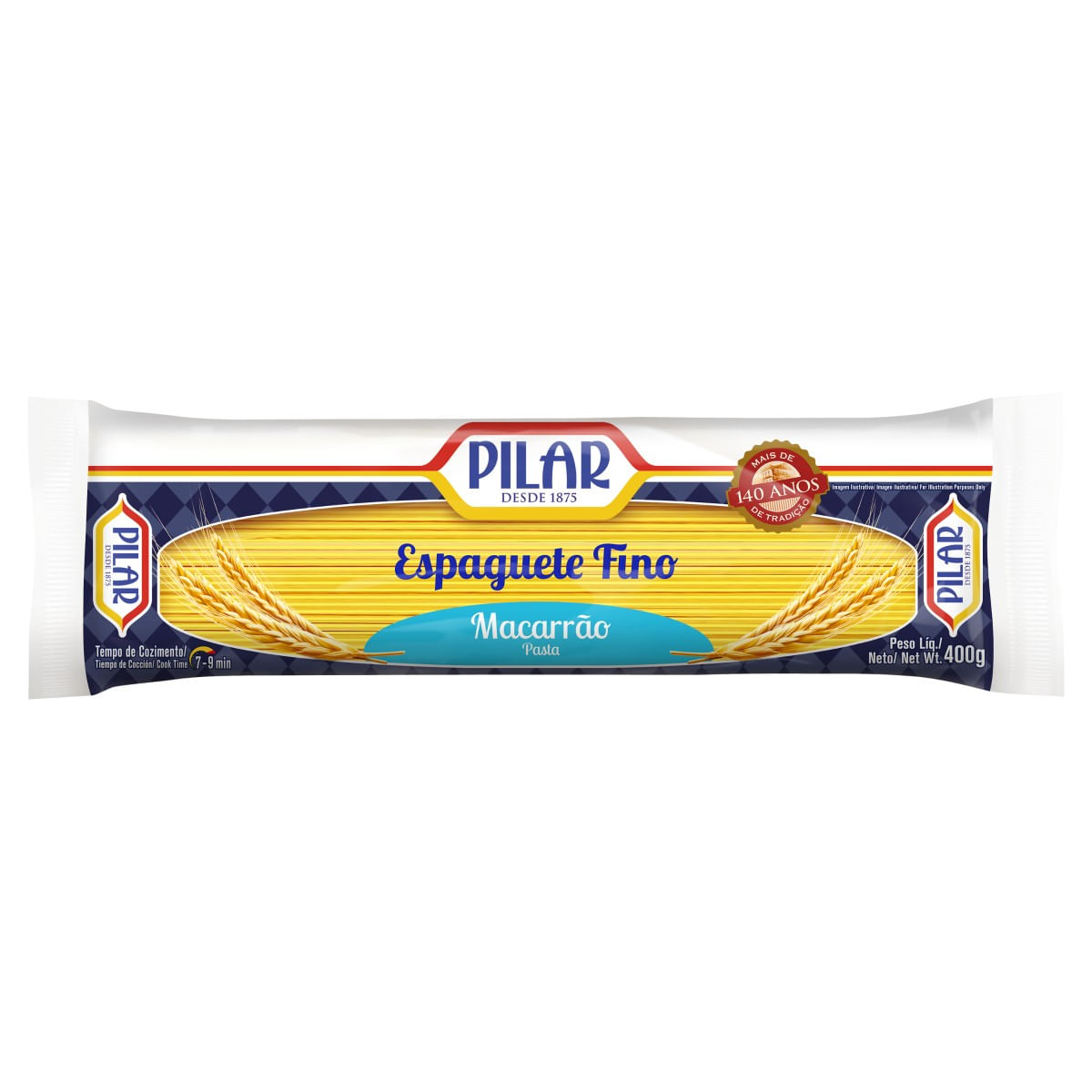 Macarrão PILAR Espaguete Fino - 400g