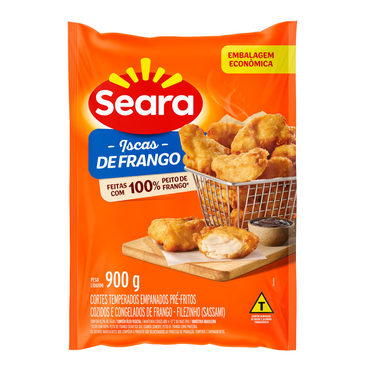 Iscas de Frango Seara Empanadas 900g - Angeloni Supermercado