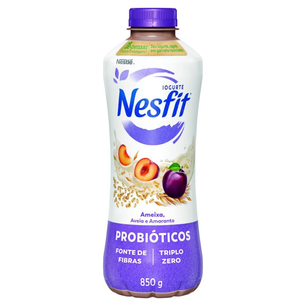 Iogurte NESFIT Ameixa, Aveia e Amaranto sem Lactose 850g - Angeloni ...