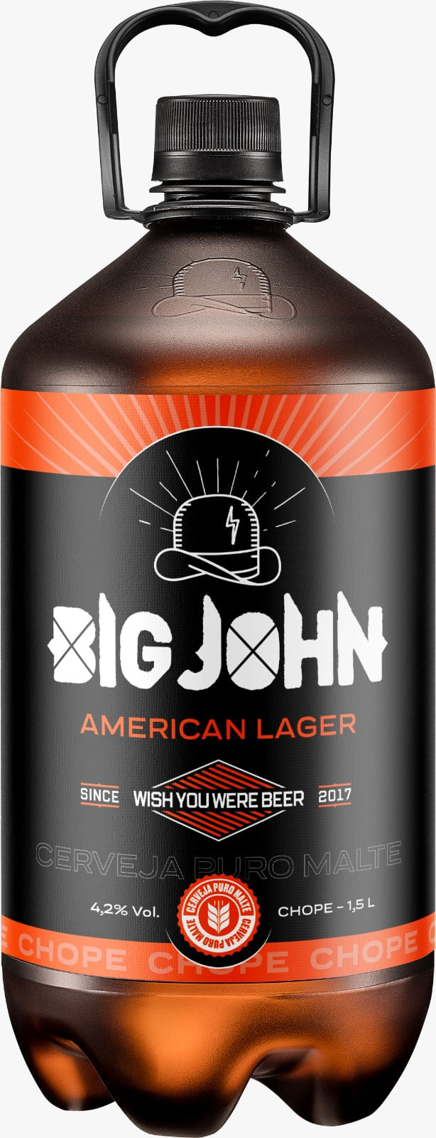 Chope Big John American Lager 15L | Compre Online - Angeloni Supermercado