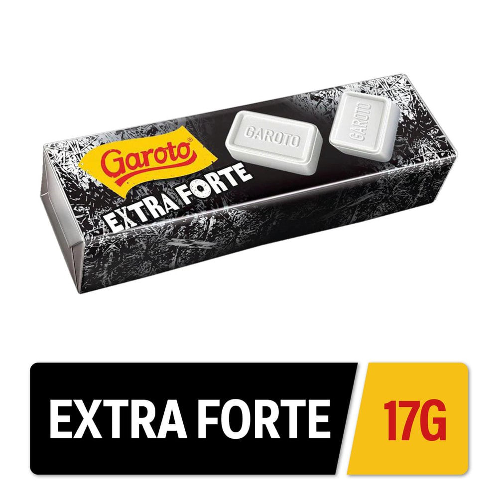 Pastilha GAROTO Menta Extra Forte 17g - Angeloni Supermercado