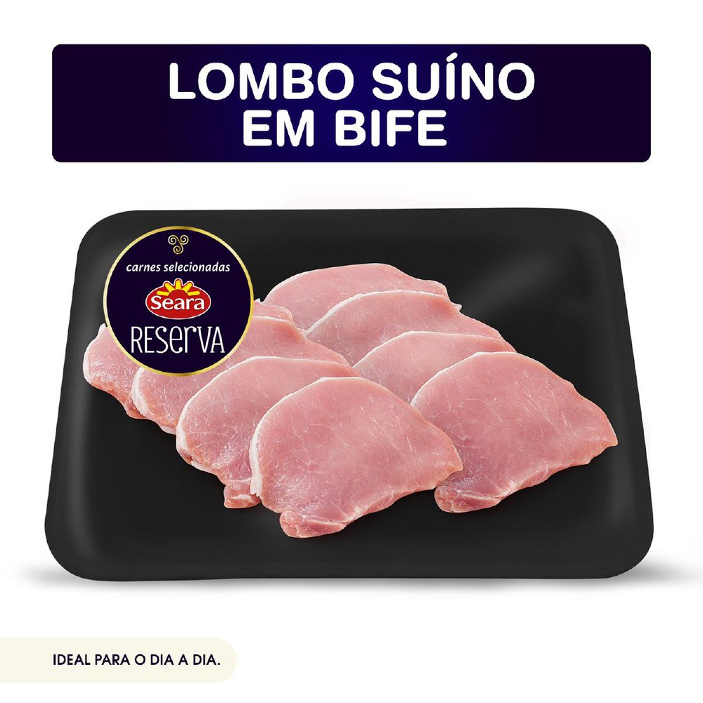 Lombo Suíno Seara Medalhão Resfriado kg | Sabor e Qualidade