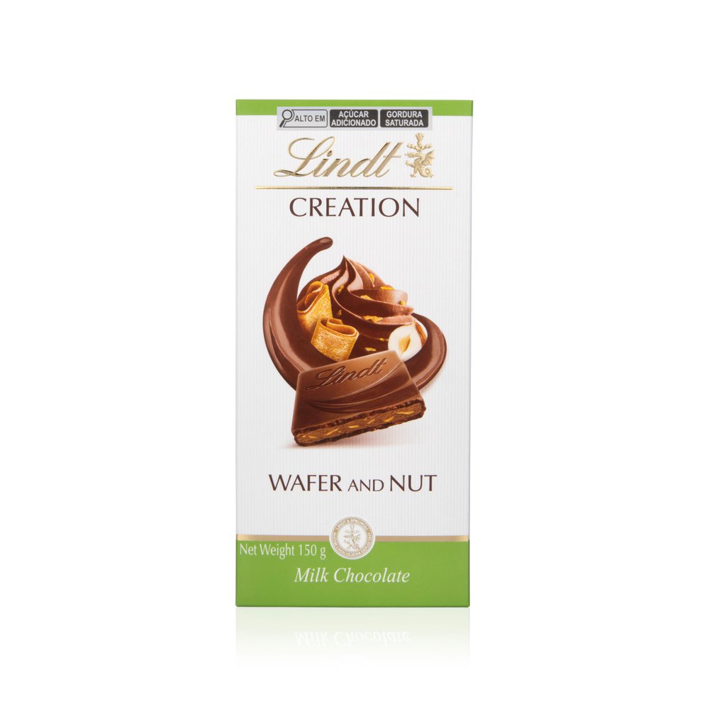 Chocolate LINDT Creation Wafer and Nut Milk Chocolate 150g - Angeloni ...