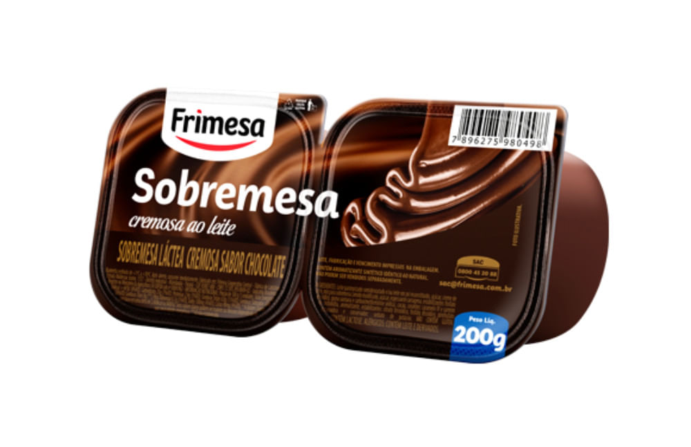 Sobremesa FRIMESA Cremosa com Chocolate 200g - Angeloni Supermercado