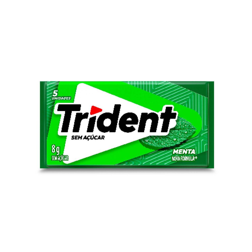 Chiclete Trident Menta 8g Refrescante - Angeloni Supermercado