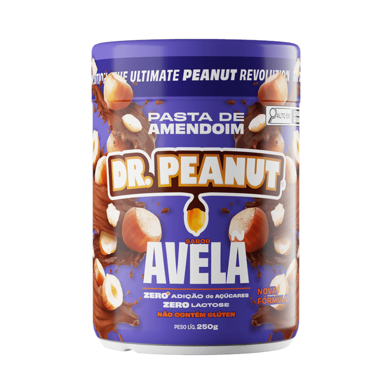 Pasta de Amendoim DR.PEANUT Avelã 250g - Angeloni Supermercado