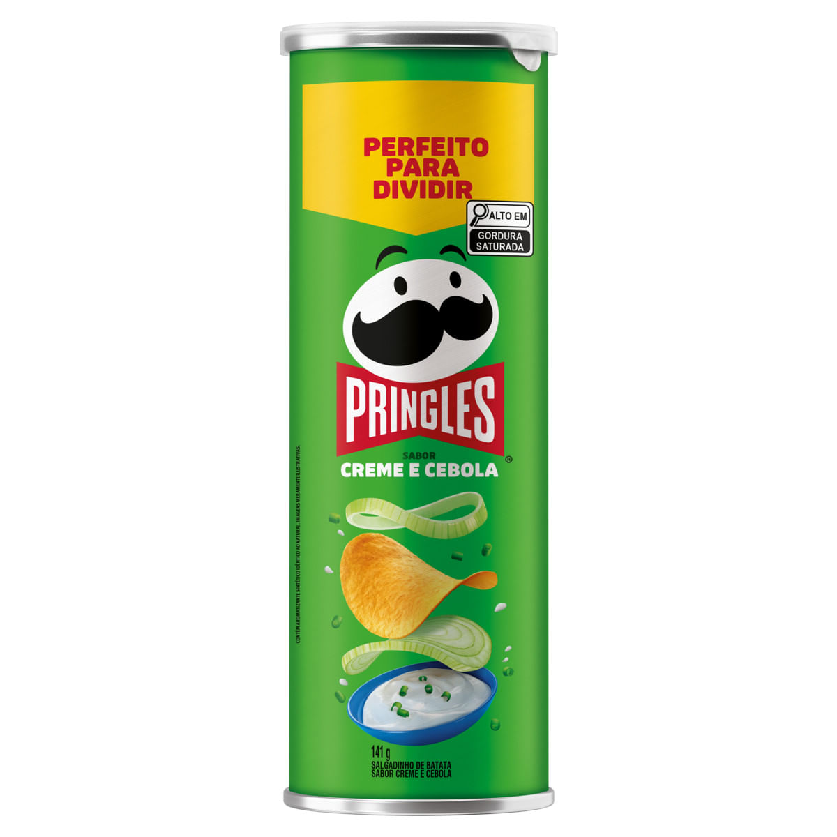 Batata PRINGLES Creme e Cebola 141g - Angeloni Supermercado