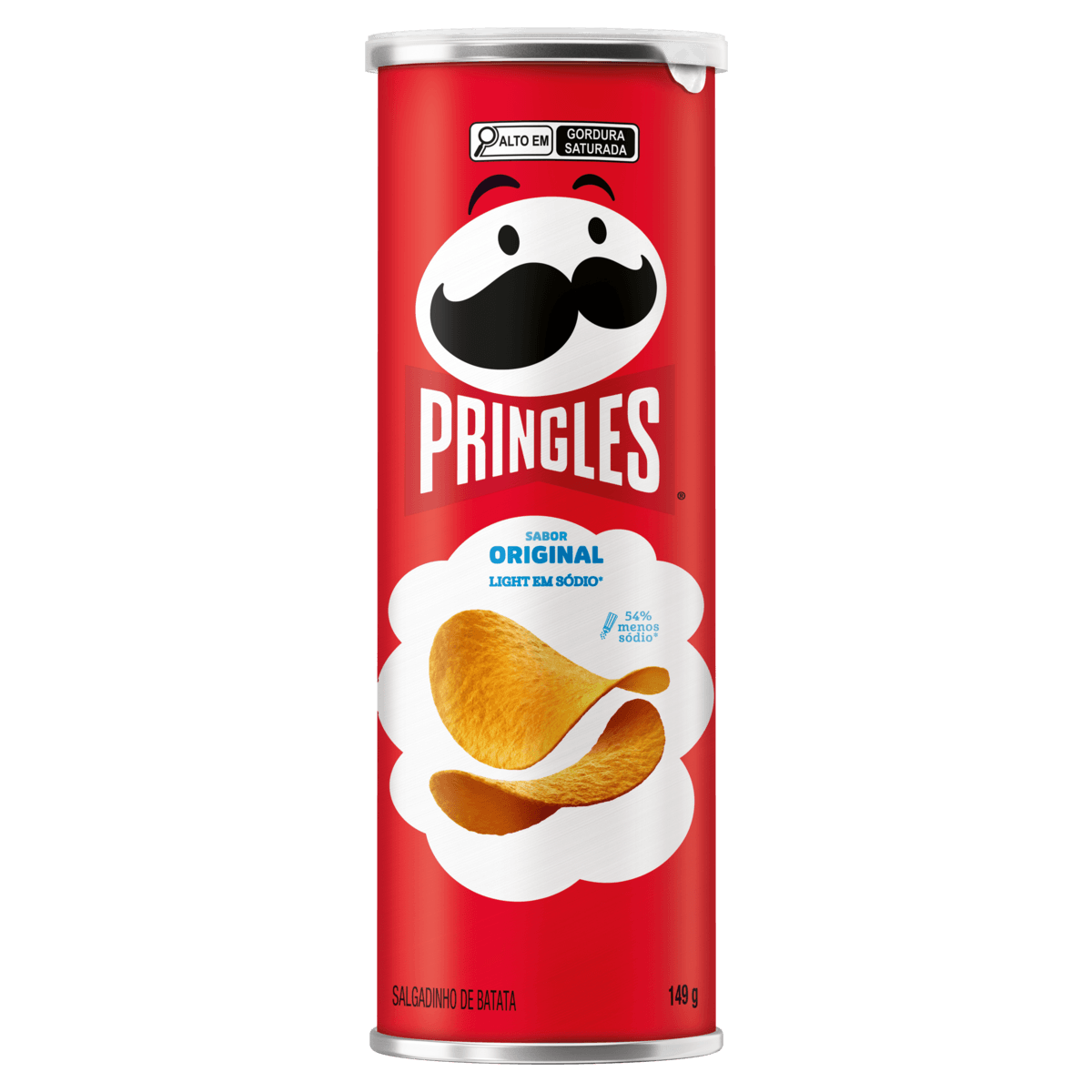 Batata PRINGLES Original Light Sódio 149g - Angeloni Supermercado