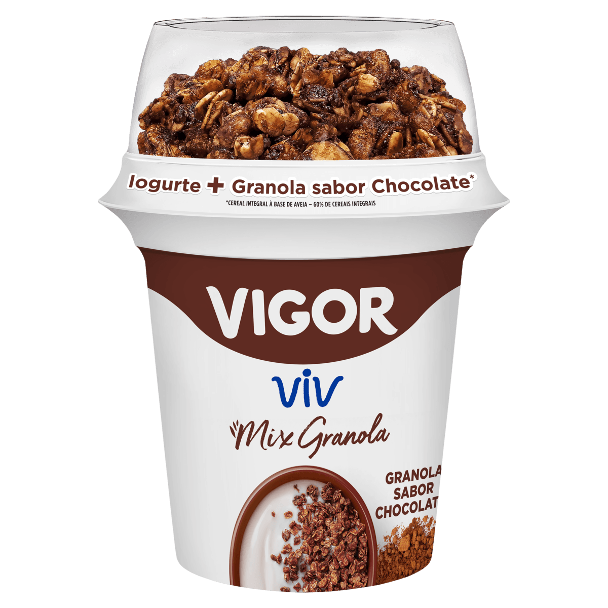 Iogurte VIGOR Mix Granola Chocolate 140g - Angeloni Supermercado