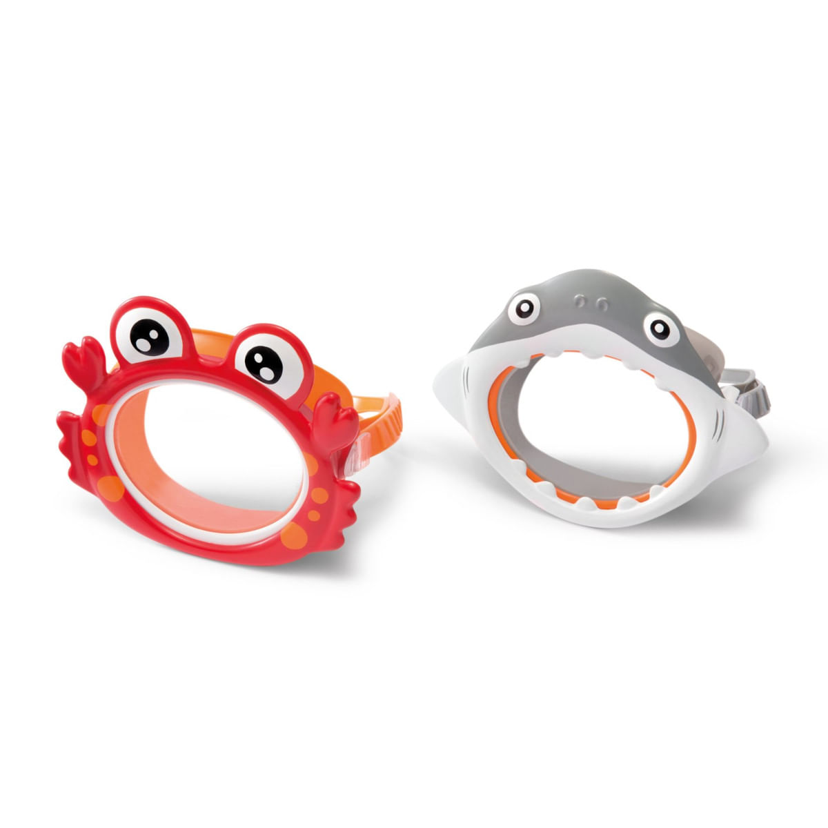 Kit Máscara Intex Caranguejo e Tubarão Natação - Angeloni - Angeloni ...