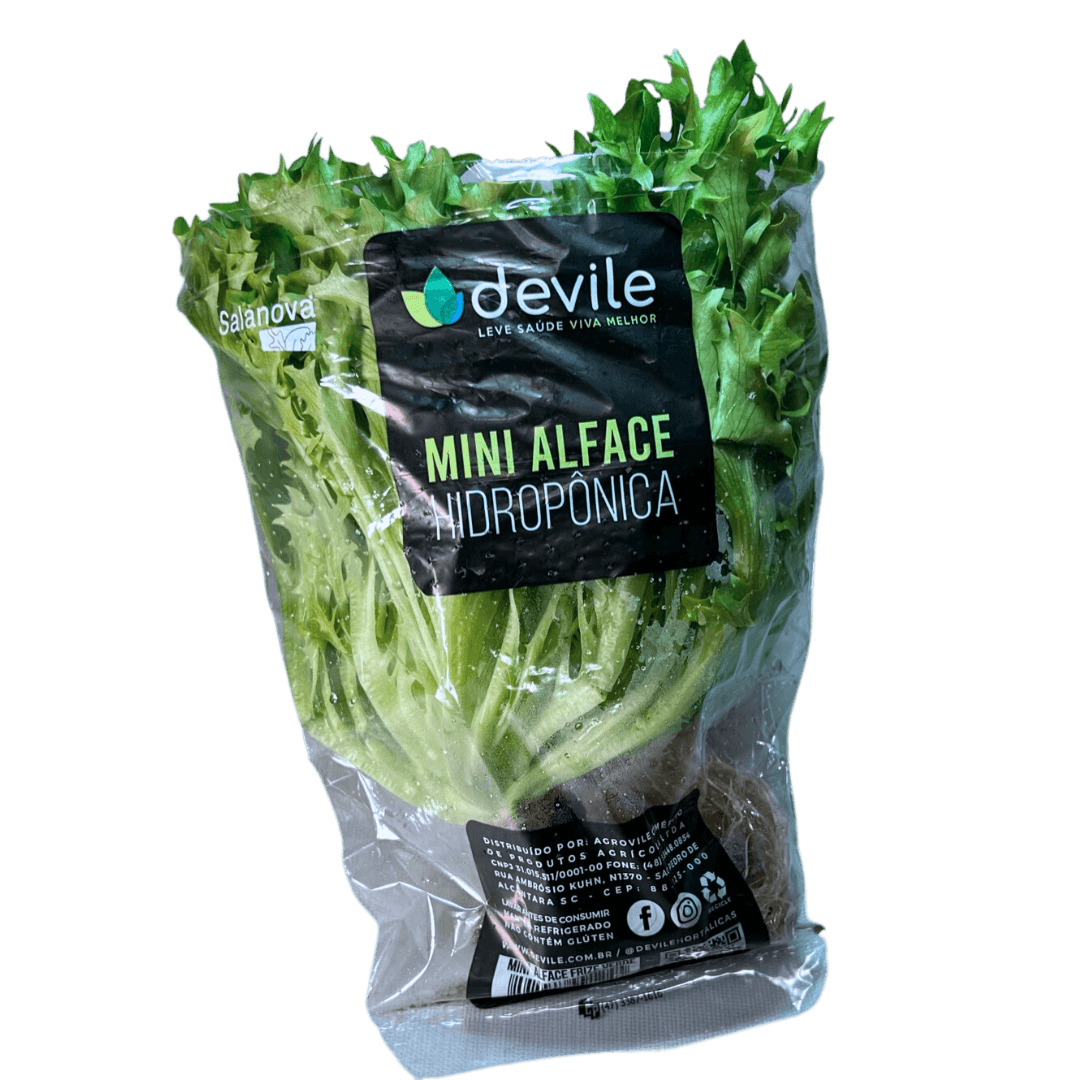 Alface Mini Frizé Hidropônica DEVILE Unidade - Angeloni Supermercado