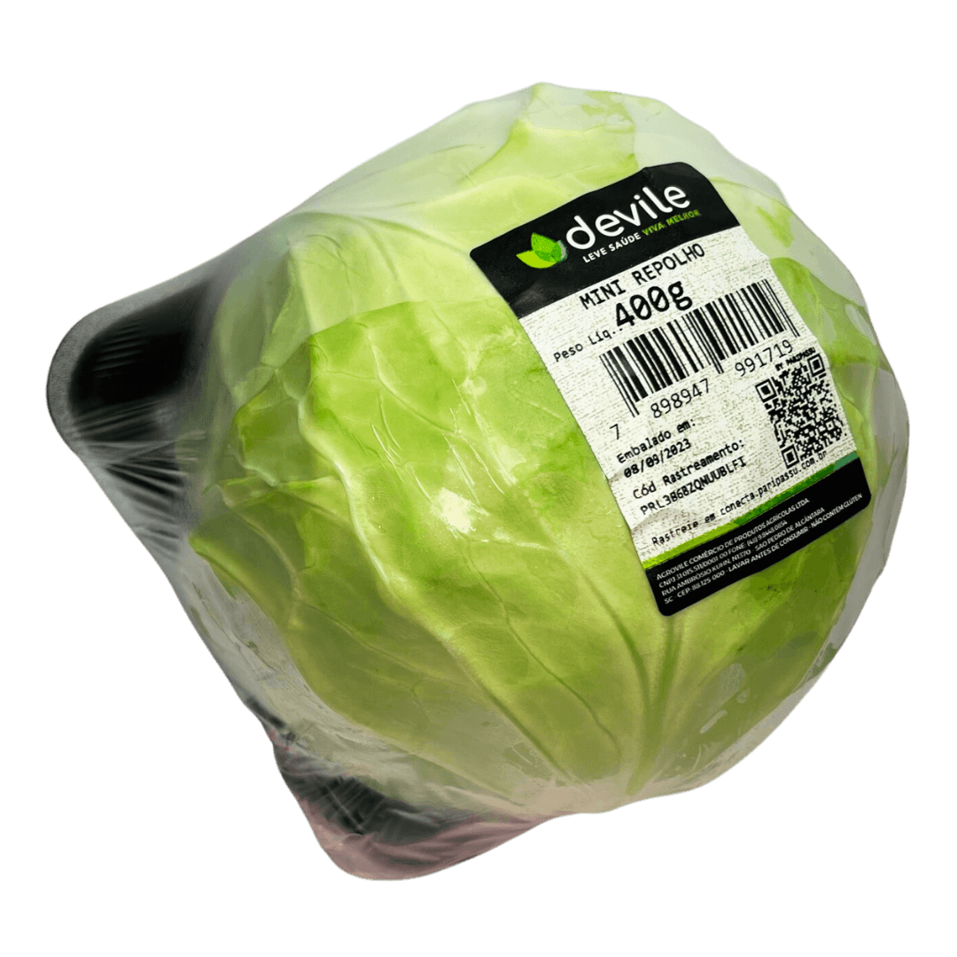 Mini Repolho DEVILE 400g - Angeloni Supermercado