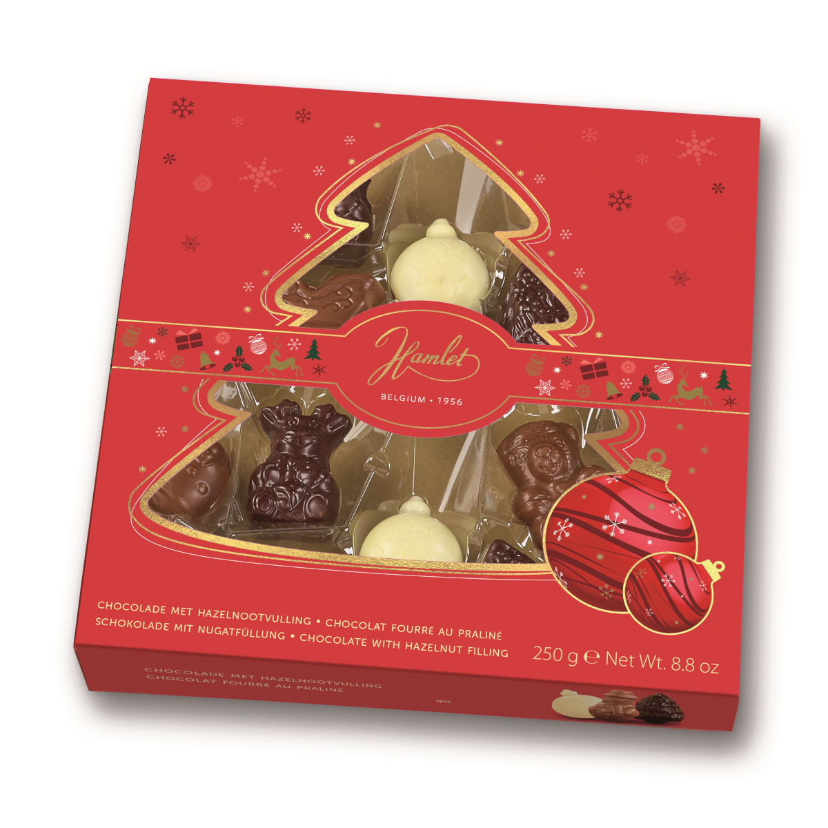 Chocolate HAMLET Praline Natal 250g - Angeloni Supermercado