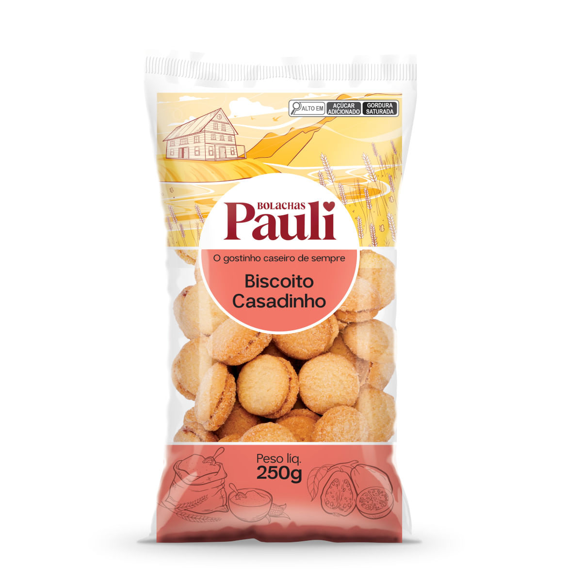 Biscoito PAULI Casadinho 250g - Angeloni Supermercado