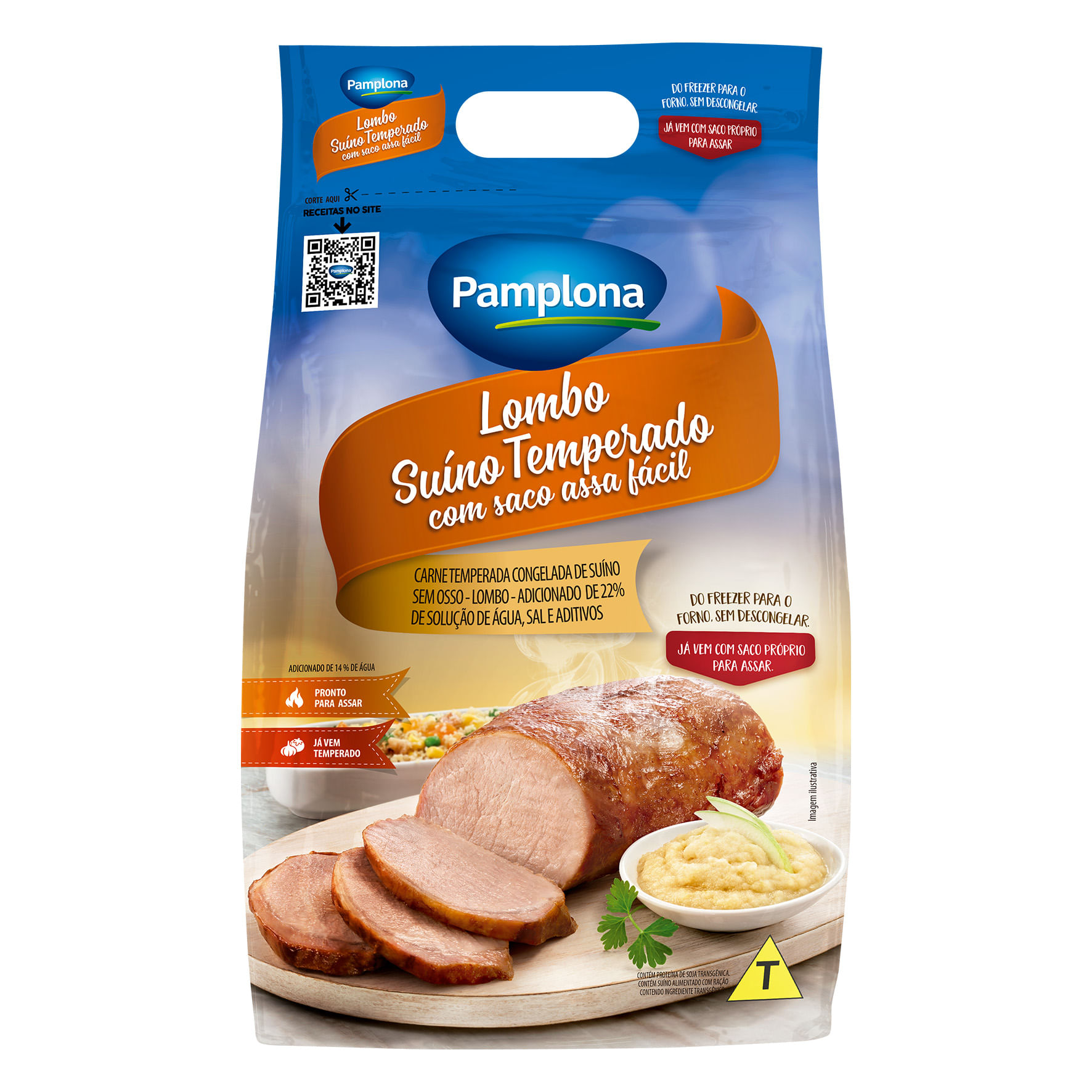 Lombo Suino PAMPLONA temperada Assa Fácil Congelada Kg - Angeloni ...