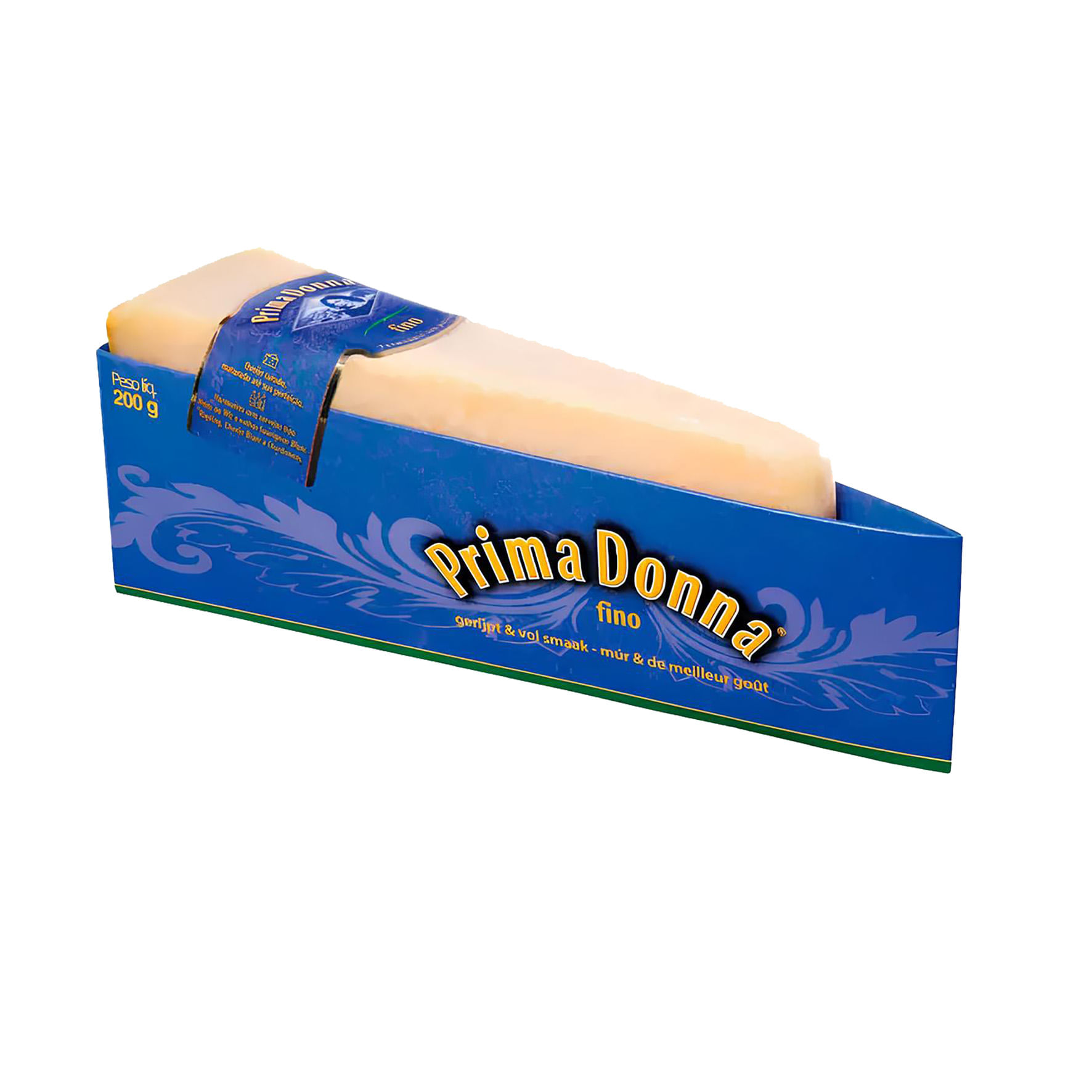 Queijo Proosdij Holandês PRIMA DONNA Fino 200g - Angeloni Supermercado