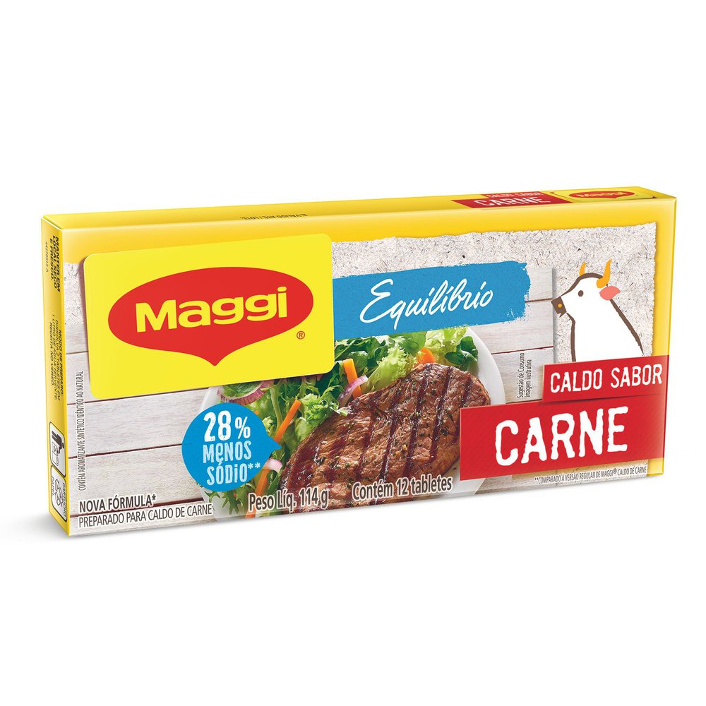 Caldo Maggi Carne Equilibrium 114g | Sabor e Praticidade