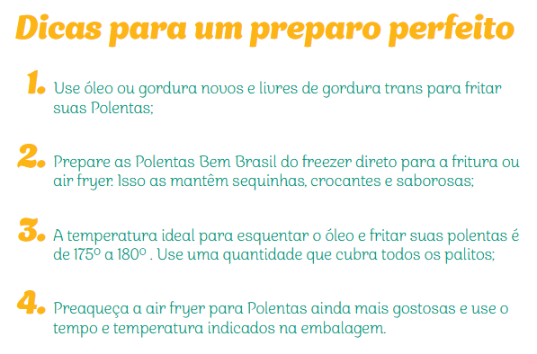 Polenta BEM BRASIL Palito Congelada 300g - Angeloni Supermercado