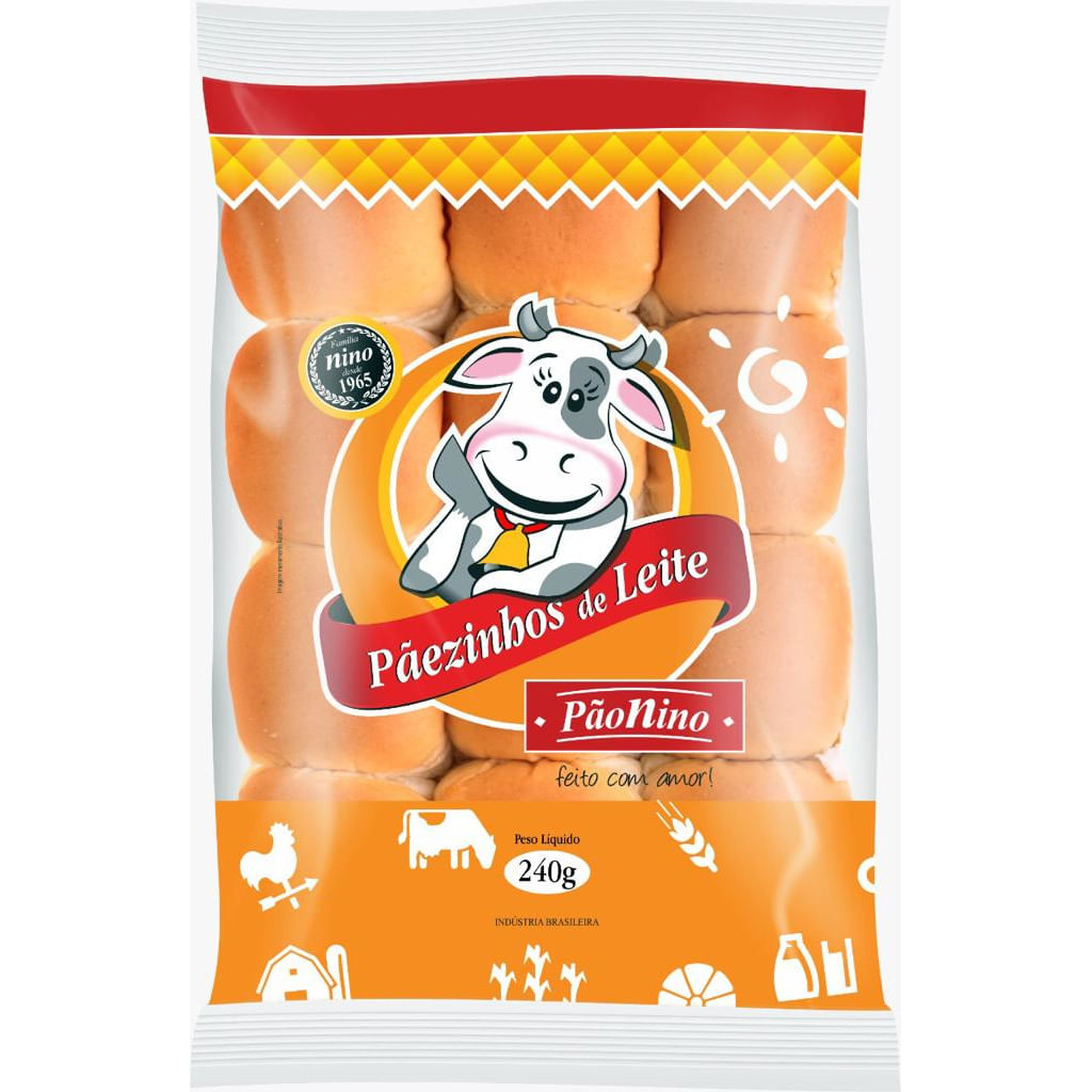 Pão NINO Leite 240g