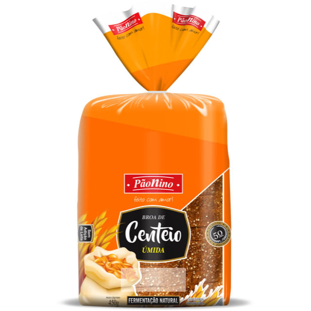 Pão Niño Centeio 450g Delicioso e Saudável - Angeloni