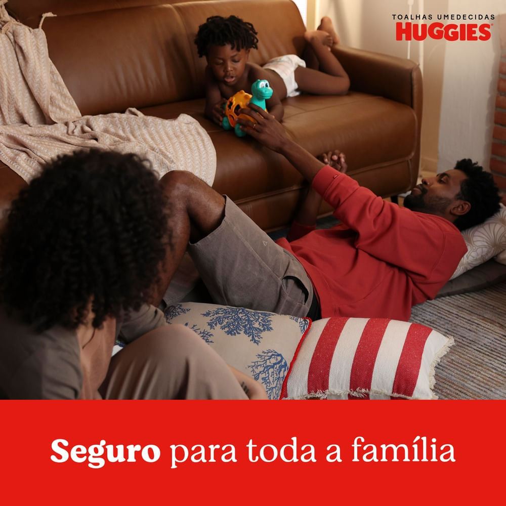 Toalha Umedecida HUGGIES Rosto e Corpo com 48 Unidades