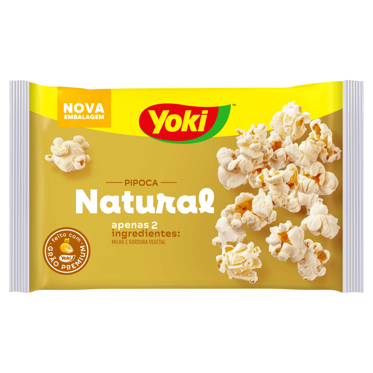 Pipoca para Micro-Ondas Natural YOKI Pacote 100g